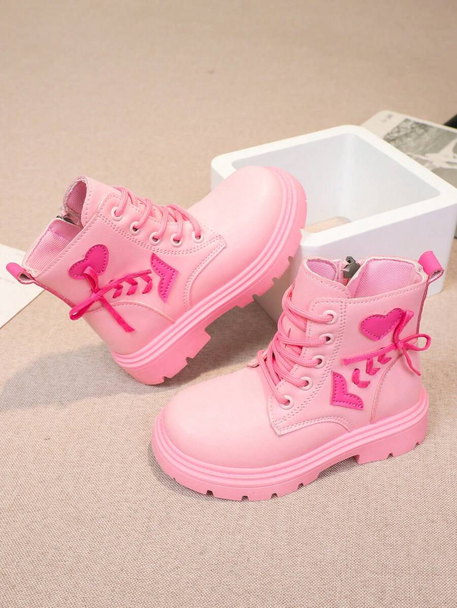 Bottes roses pour filles, nouvelles arrivées automne-hiver 2024, bottes ...