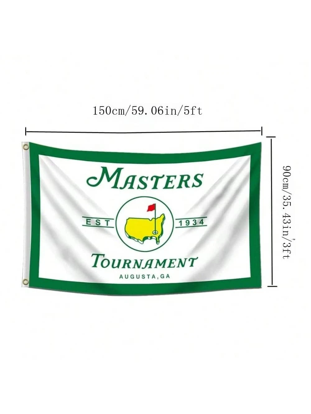 Masters Flag Golf Flag 3x5 Ft Golf Decor Vivid Color Premium College ...