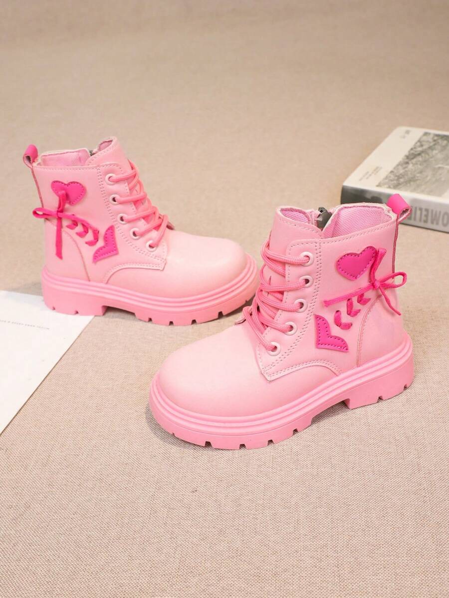 Bottes roses pour filles, nouvelles arrivées automne-hiver 2024, bottes ...