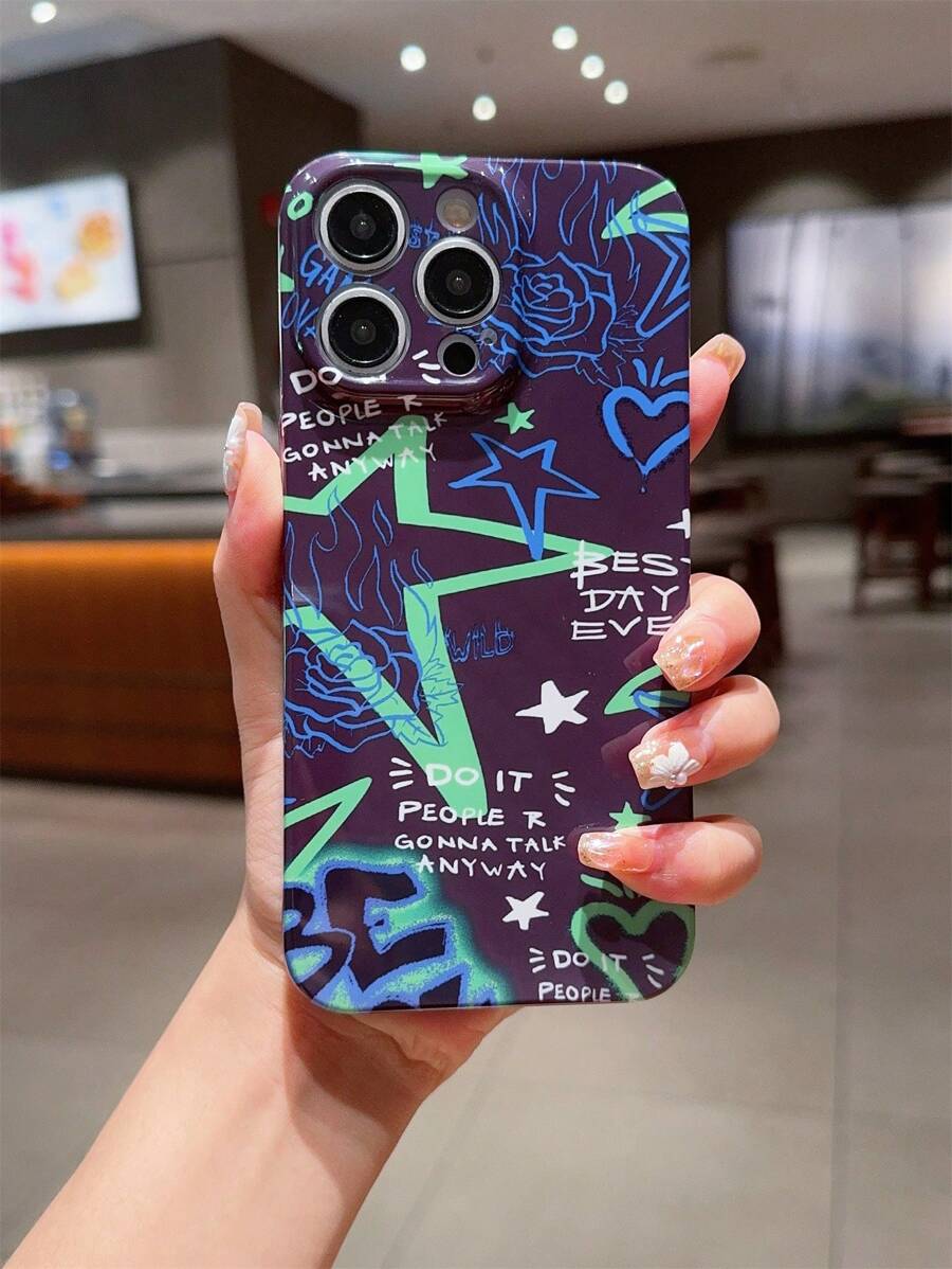 Nechines Artist Y2K Doodle Star Phone Cases | SHEIN EUR