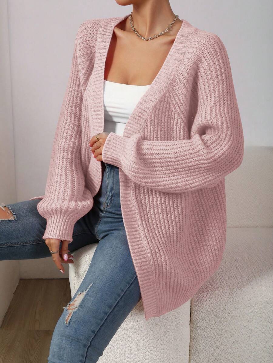 SHEIN LUNE Women Casual Oversized Cardigan | SHEIN USA