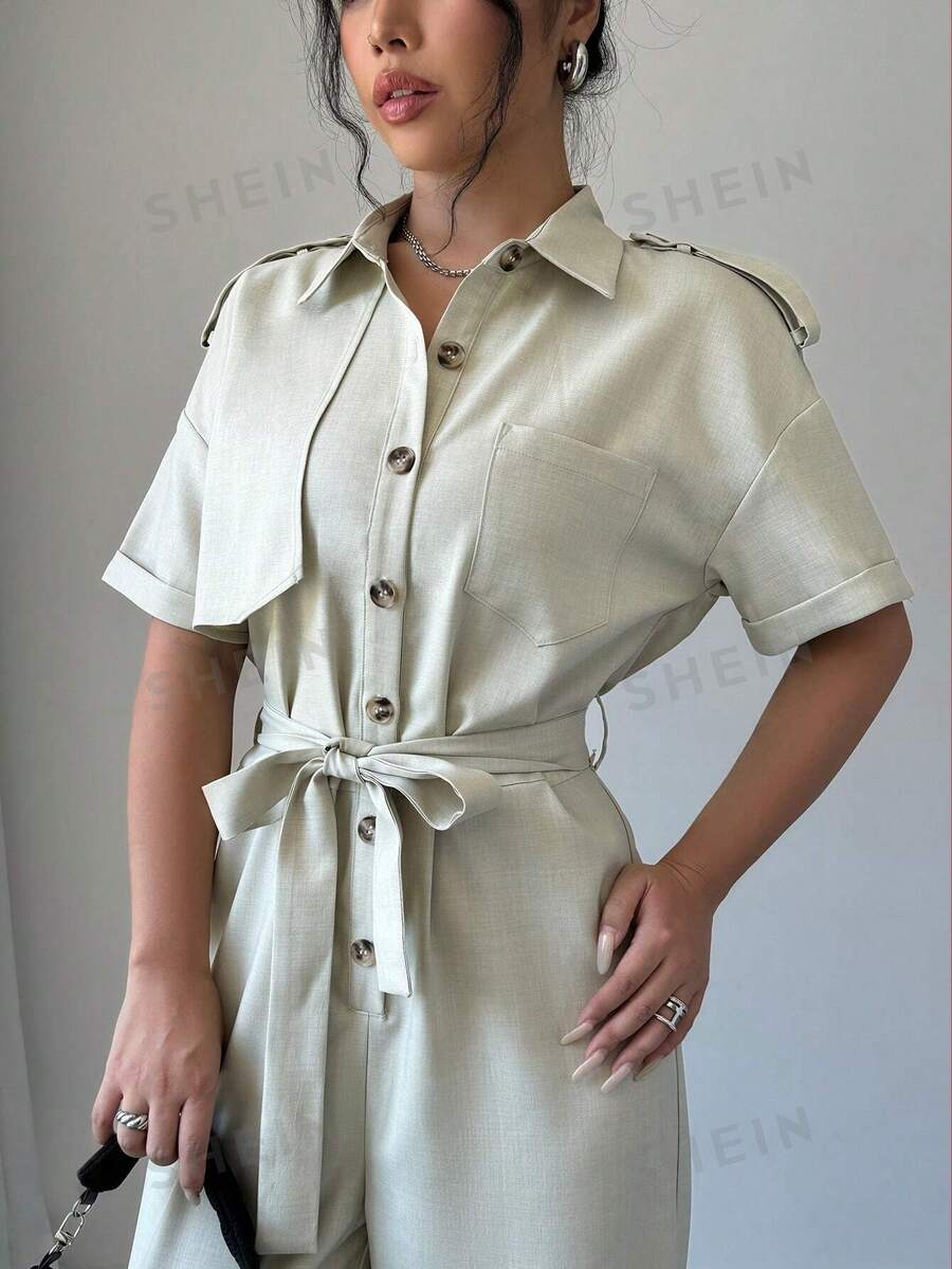 SHEIN Frenchy Petos mujer con estilo preppy, conjuntos de regreso a la ...