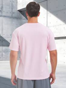 Coreblaze Boyfriend Style Men's Letter Print Crew Neck Short Sleeve ...