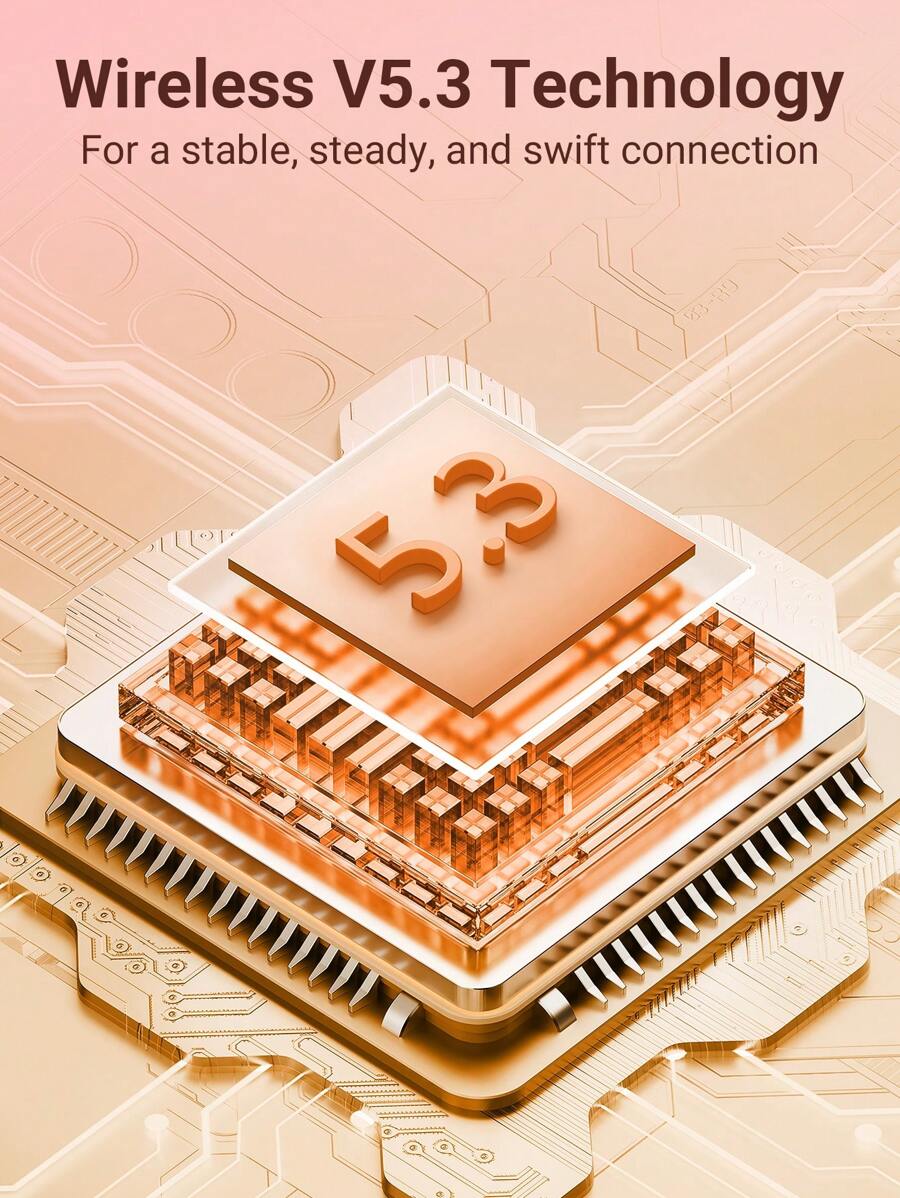 Teckwe Audífonos inalámbricos Bluetooth de estilo sencillo de unicolor ...