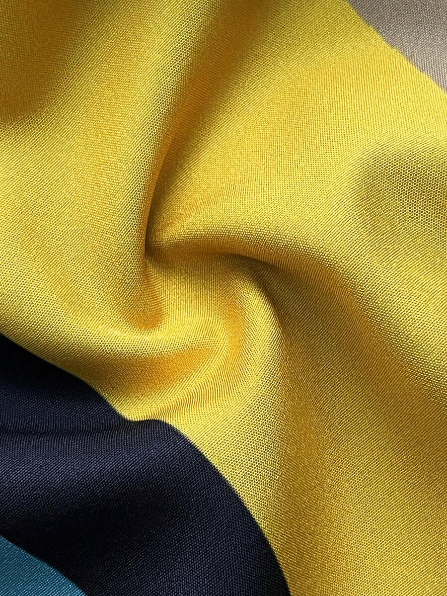 Slaydiva 2pcs/Set Women's Sexy/Loose Abstract Geometric Print Blouse ...