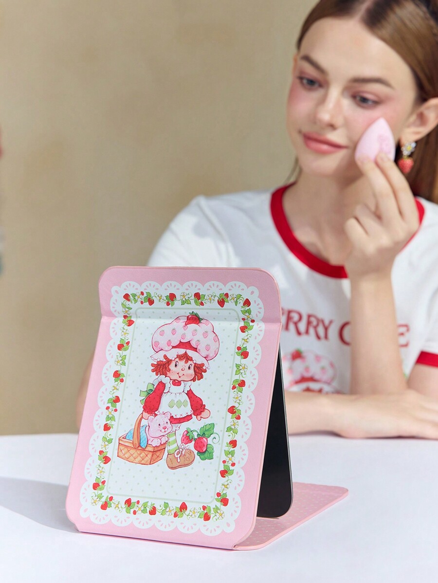 Strawberry Shortcake X SHEIN Cartoon Character And Strawberry Pattern ...