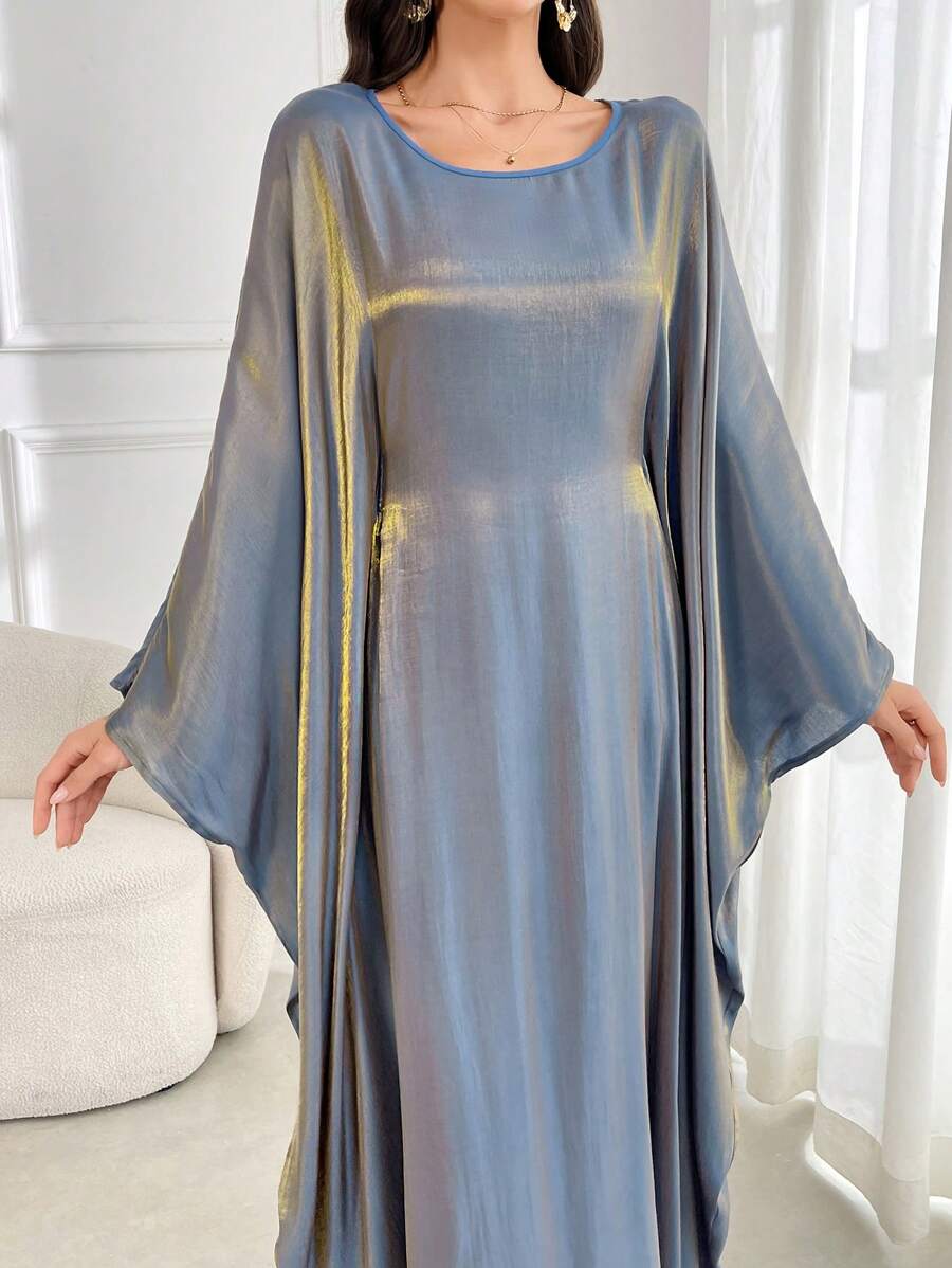 SHEIN Najma Women's Satin Simple Everyday Turkish Long Traditional ...