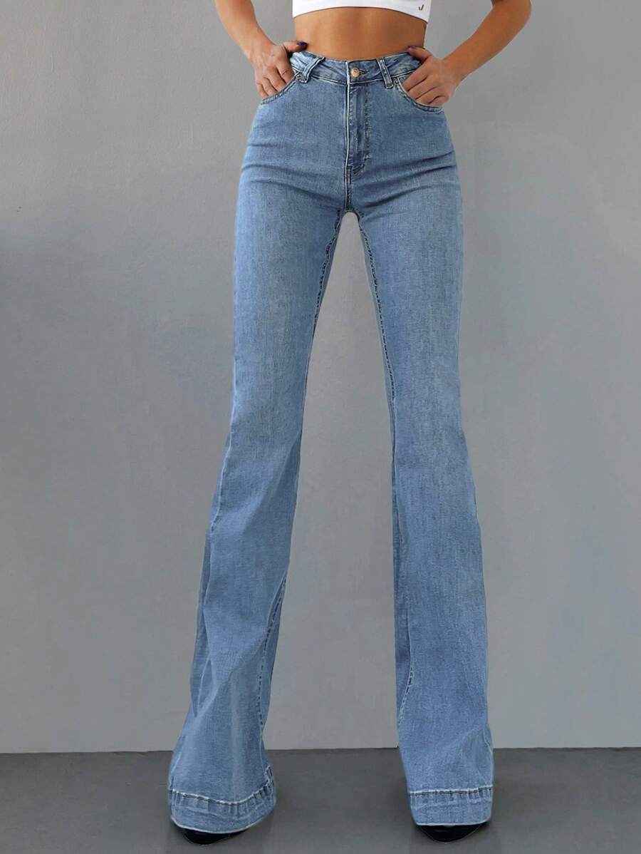 Slim Fit Flared Jeans | SHEIN USA