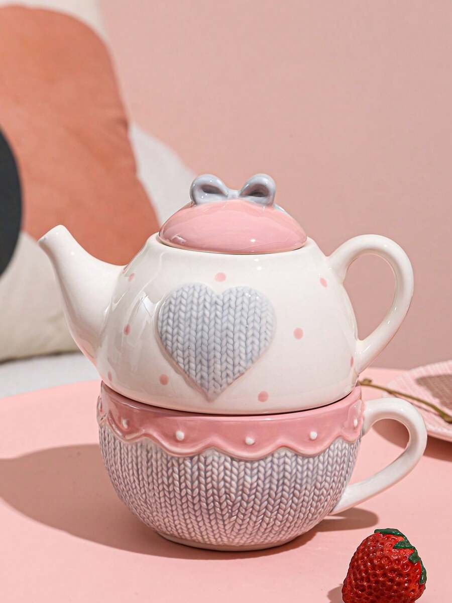 Creative American-style Ceramic Tea Pot And Coffee Pot Set, Including ...