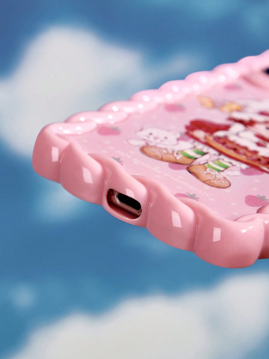 Strawberry Shortcake X SHEIN Cute Cartoon Character & Strawberry Print ...