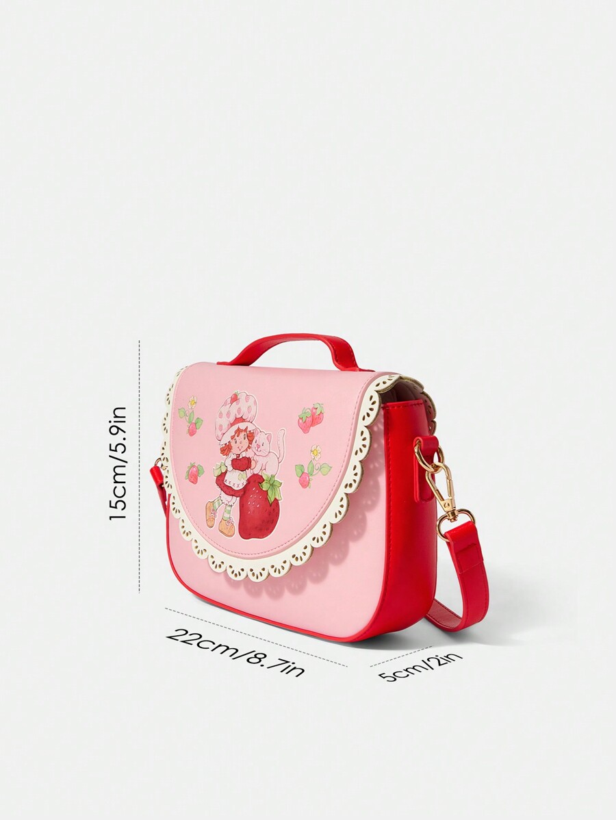 Strawberry Shortcake X SHEIN Cartoon Character & Strawberry Pattern ...