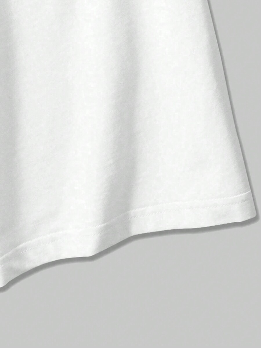 Inawly Womens Summer Casual Letter And Skateboard Print Loose Round Neck Short Sleeve T Shirt