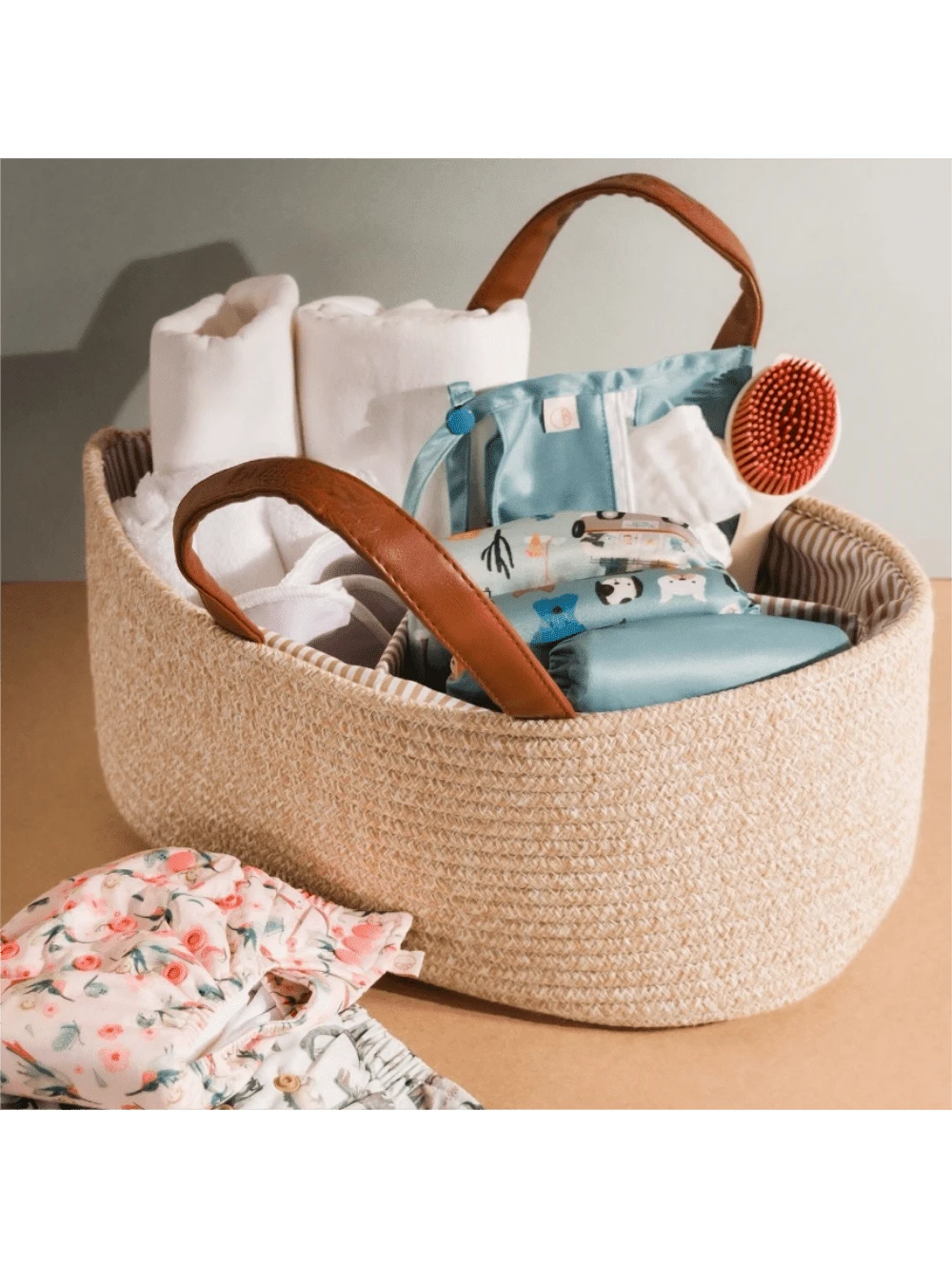 Diaper Caddy Organizer, Changing Table Organizer For Baby Diaper ...