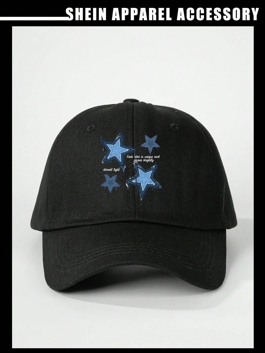 SHEIN 1pc Printed Star Baseball Cap, Unisex | SHEIN USA