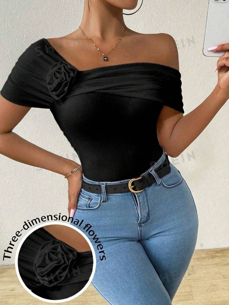 SHEIN Priv Plus purchase Size Elegant Solid