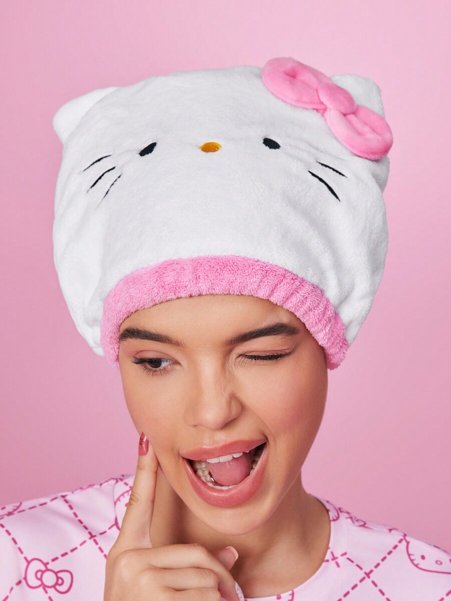 HELLO KITTY AND FRIENDS | SHEIN Gorro secador de pelo con bordado de ...