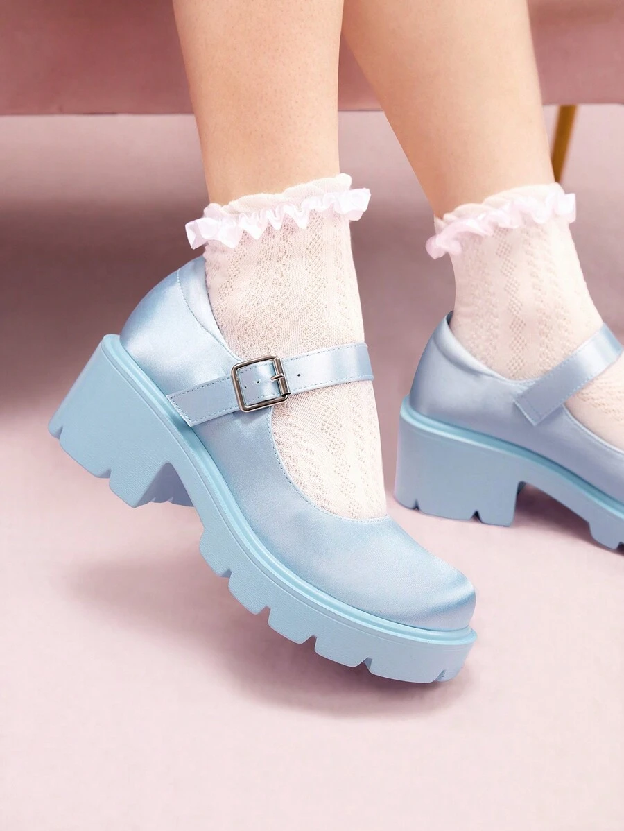 CUCCOO DOLLMOD Women Comfortable Platform Wedge Slip-On Casual Shoes ...