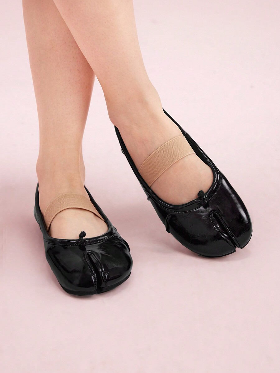 CUCCOO DOLLMOD Women's Classic Retro Style Round Toe Flat Tabi Shoes ...