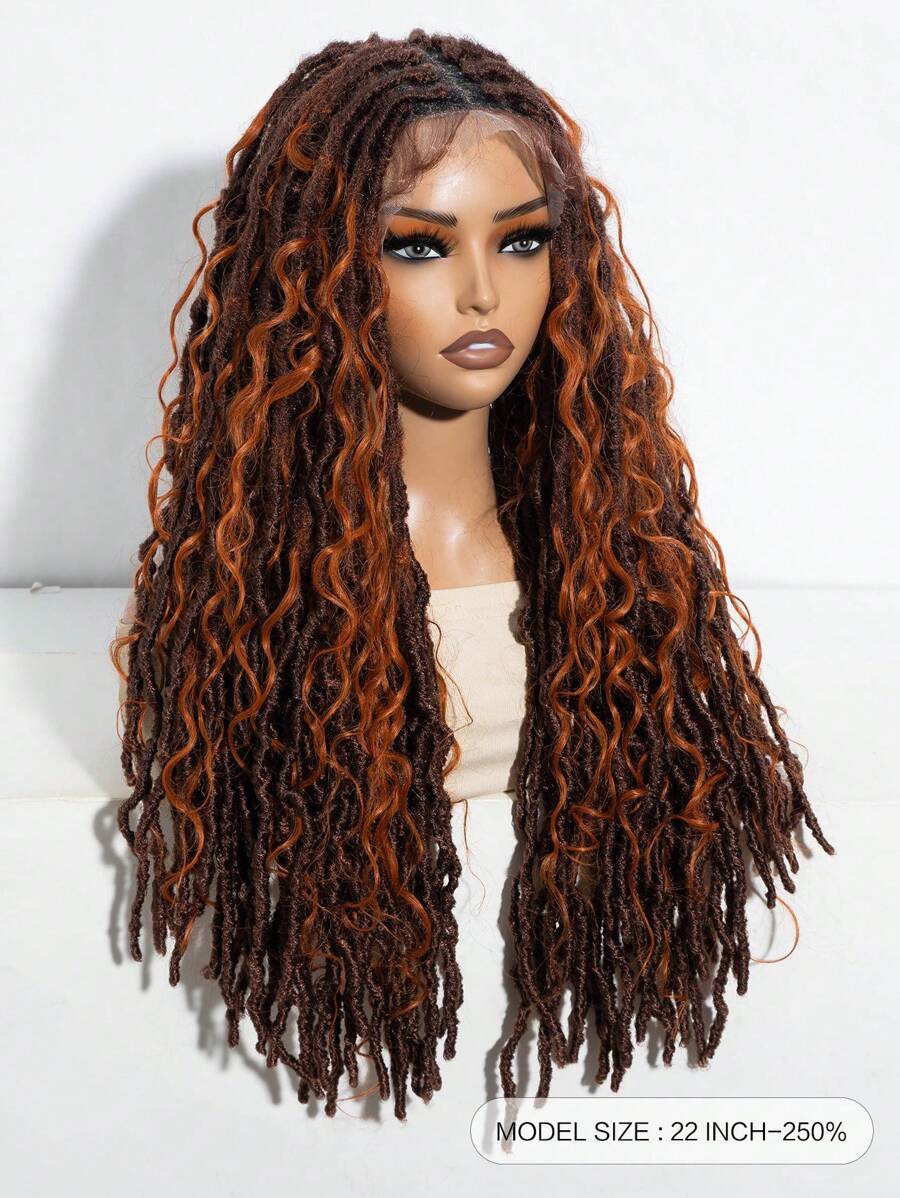 Boho Box Braides Full Lace Wigs With Human Hair Curls Bohemian Human ...
