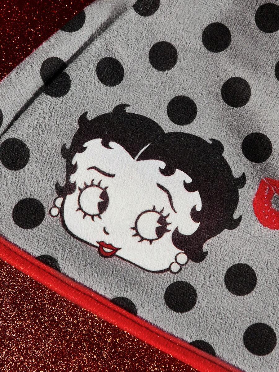 Betty Boop x SHEIN Cartoon Character And Polka Dot Printed Fashionable ...