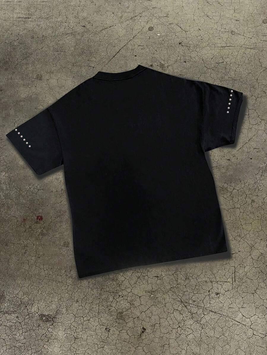 Manfinity EMRG Men's Minimalist Print Short Sleeve Crew Neck T-Shirt ...