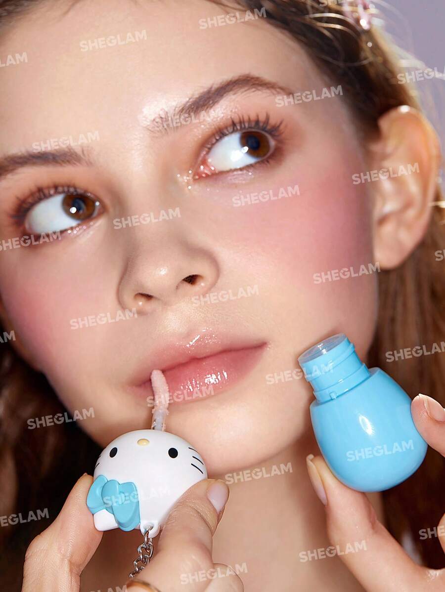 Hello Kitty｜SHEGLAM Poolside Perfection Lip Glaze-Pink Lemonade | SHEIN EUR