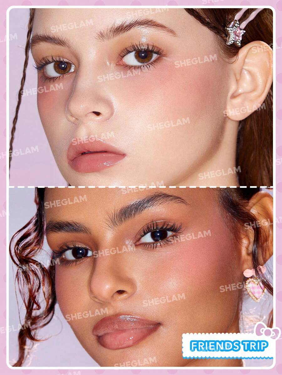 Hello Kitty｜SHEGLAM Coastal Charm Cream Blush-Friends Trip Cream Blush ...