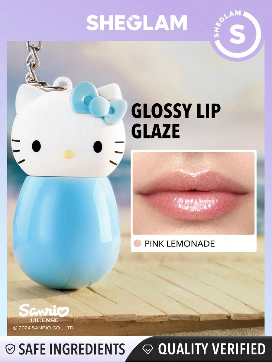 Hello Kitty｜SHEGLAM Poolside Perfection Lip Glaze-Pink Lemonade ...