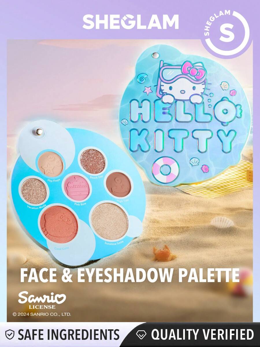 Hello Kitty｜SHEGLAM Fun In The Sun Color Palette for Sale Australia ...