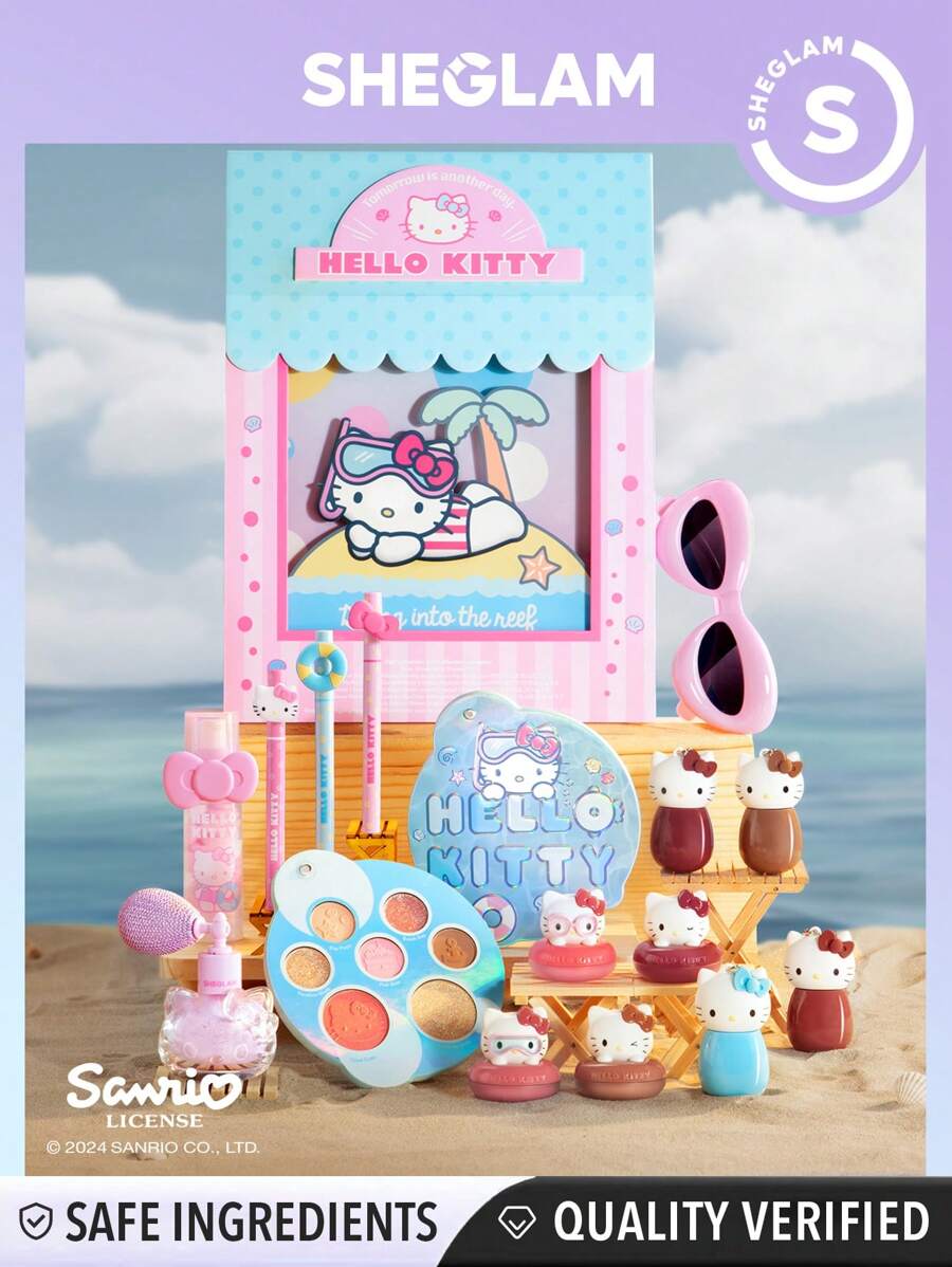 Hello Kitty｜SHEGLAM ColeccióN Completa Set Regalo Halloween Rosa Pascua DíA De La Madre DíA Del ...