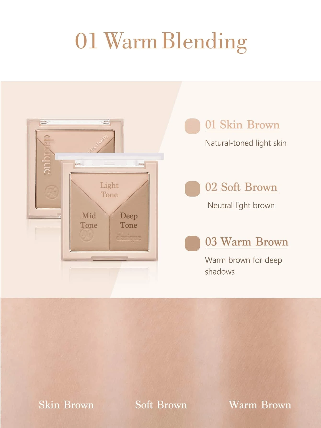 Dasique V Cut Blending Shading Contour V01 Warm Blending | SHEIN USA