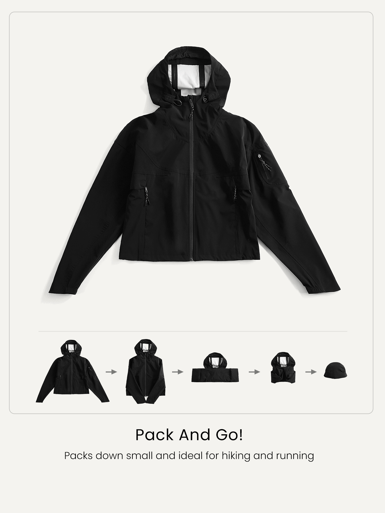 GLOWMODE TechShield Explorer Wind-Proof Hiking Jacket | SHEIN