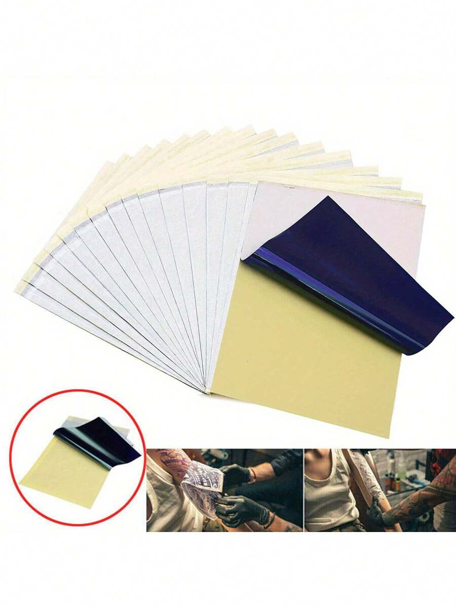 25pcs Professional Tattoo Transfer Paper Set - High-Quality A4 Size ...