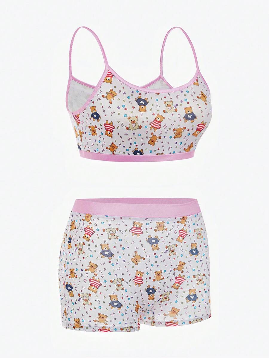 Ropa interior para niñas - Nueva estilo simple con estampado de oso ...