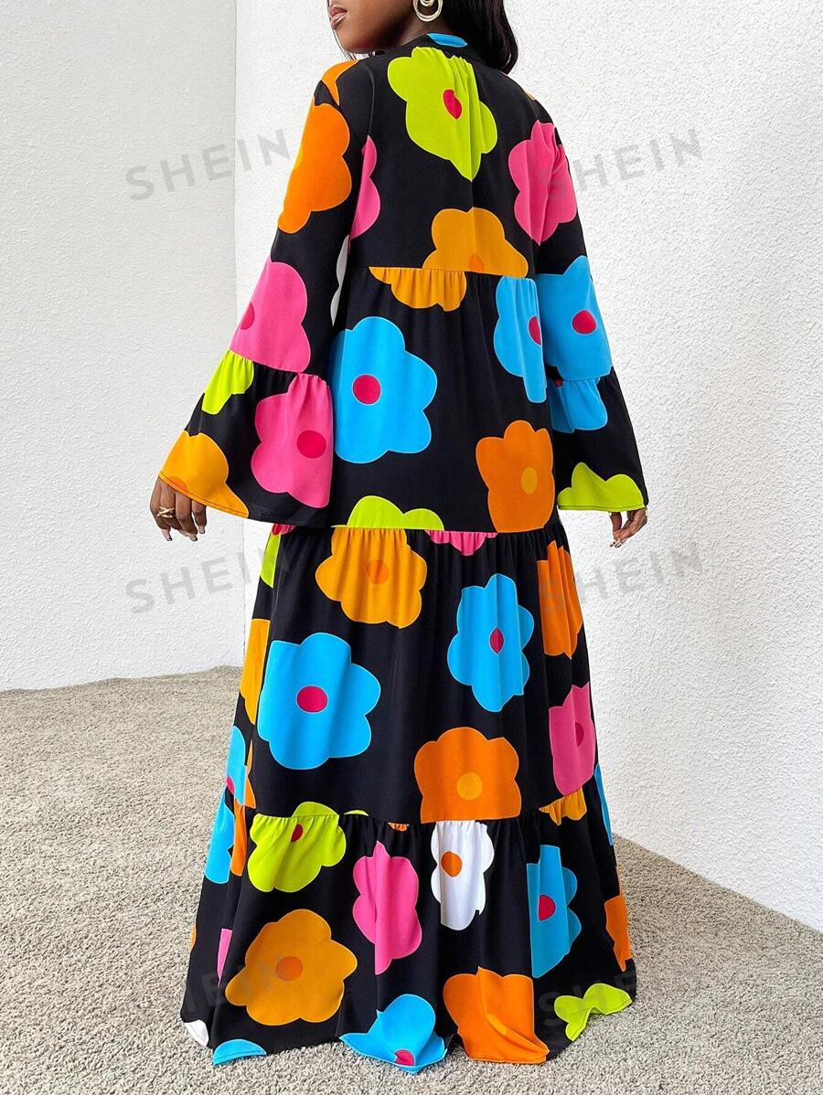 SHEIN Privé Colorful Elegant Playful Design Loose Comfortable Versatile ...