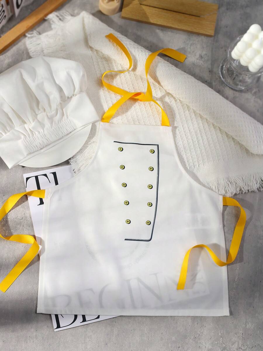 Persoplay Kids Newborn Chef Style Photo Shoot Outfit - Baby Onsie, Chef ...