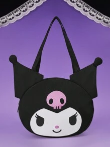 HELLO KITTY AND FRIENDS | SHEIN 1pc Cartoon Sanrio Kuromi Pattern Tote ...