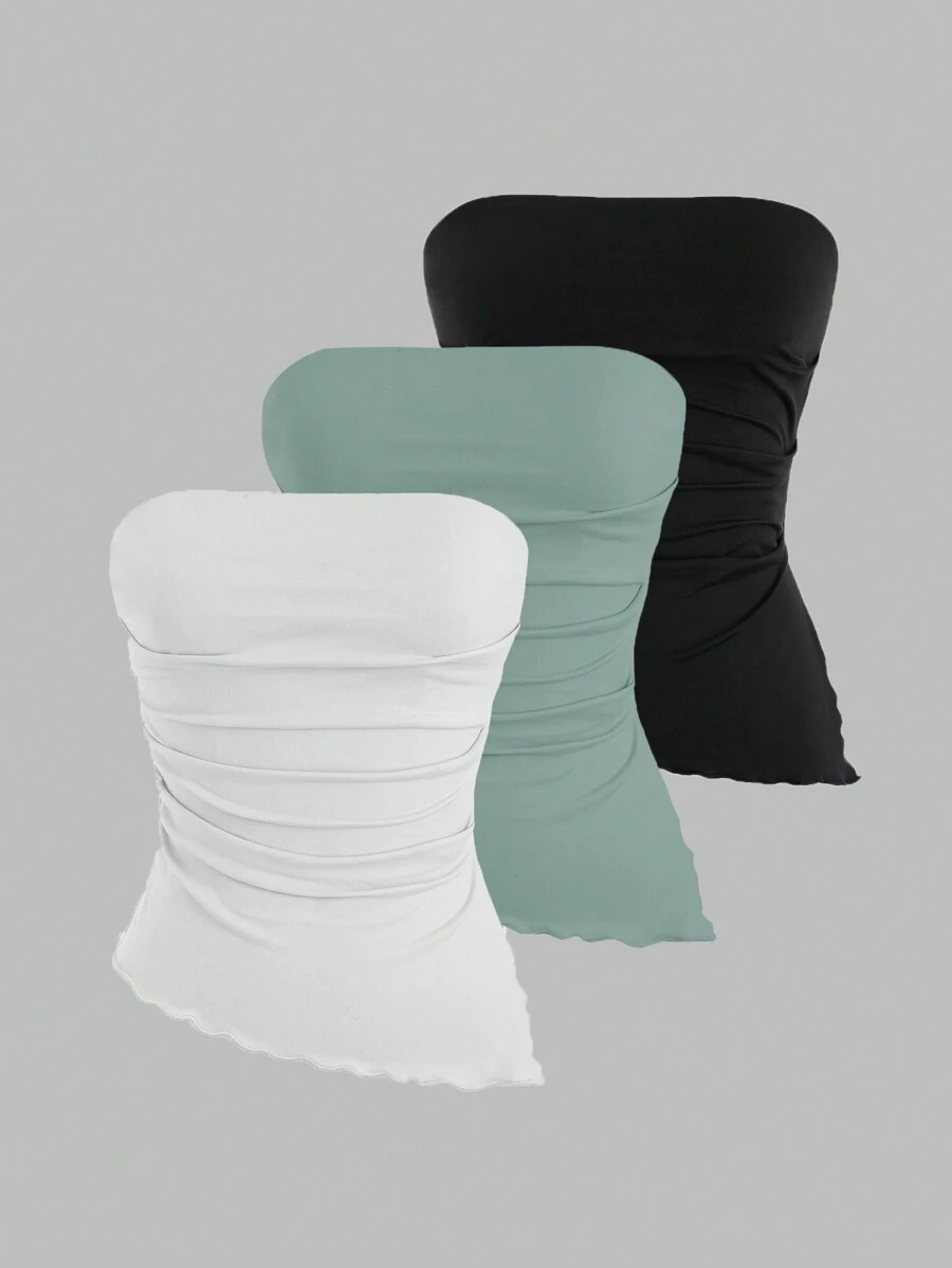 Sweetra Sexy Tube Top Y2K Style Crop Top For Women | SHEIN USA