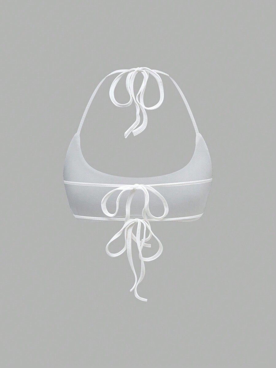 EgrlEra Sexy Solid Color Backless Halter Tank Top For Summer | SHEIN USA