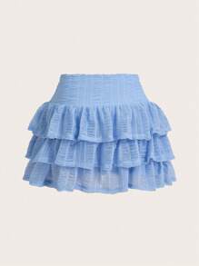 Sweetina Minifalda de unicolor con lazo estilo Y2K para verano, ropa ...