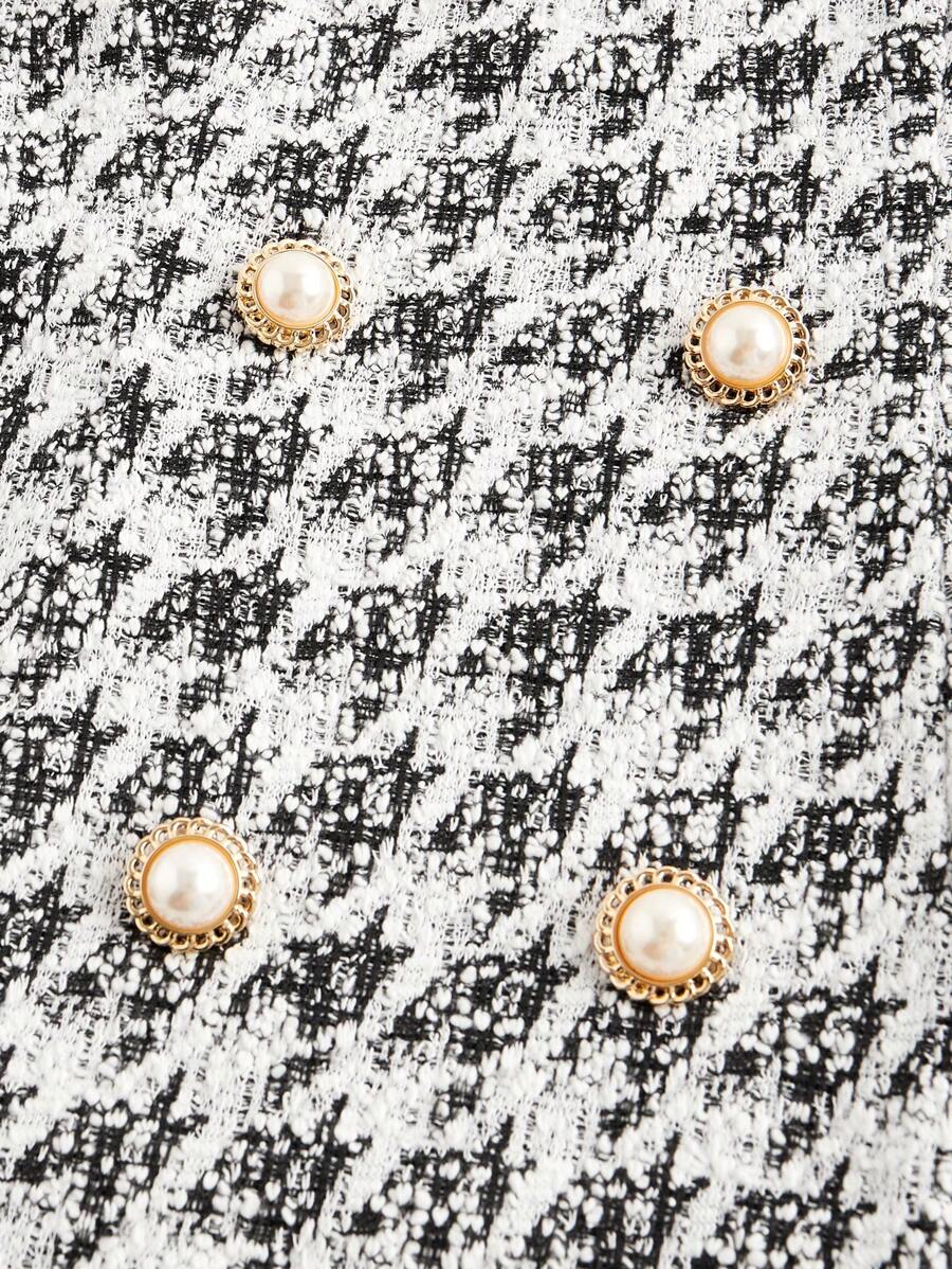 SHEIN MOD Women's Vintage Multicolor Knit Mini Dress, Autumn Casual ...