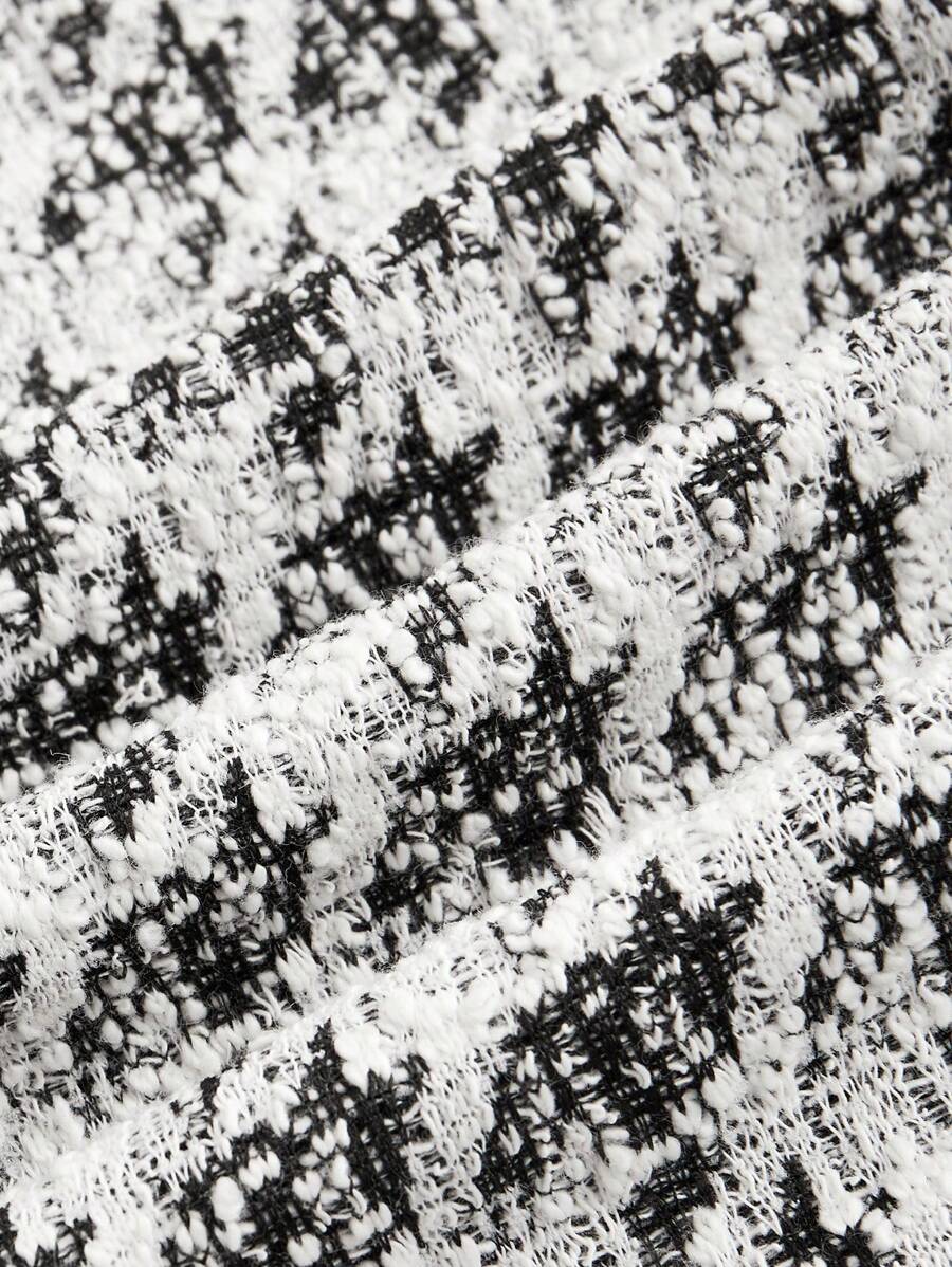 SHEIN Tween Girl Casual Street Fashion Jacquard Knit Tank Bodycon Mini ...