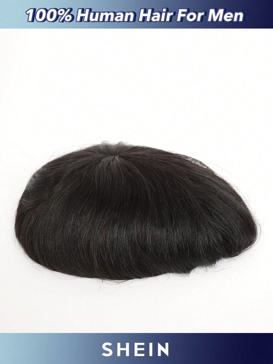 Silk Base & Skin Toupee Natural Scalp Male Hair Prosthesis Undetectable ...