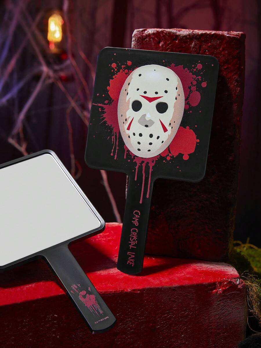 WB Horror X SHEIN 1pc Horror Design Hand Held Mirror | SHEIN USA