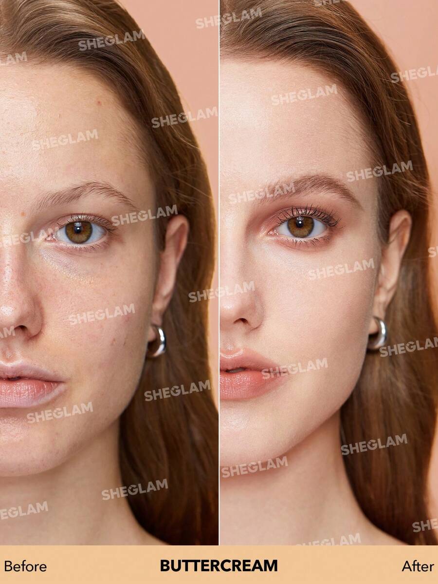 SHEGLAM Base De Maquillaje Mate Duradera Y Transpirable Complexion Pro-Buttercream Base De ...