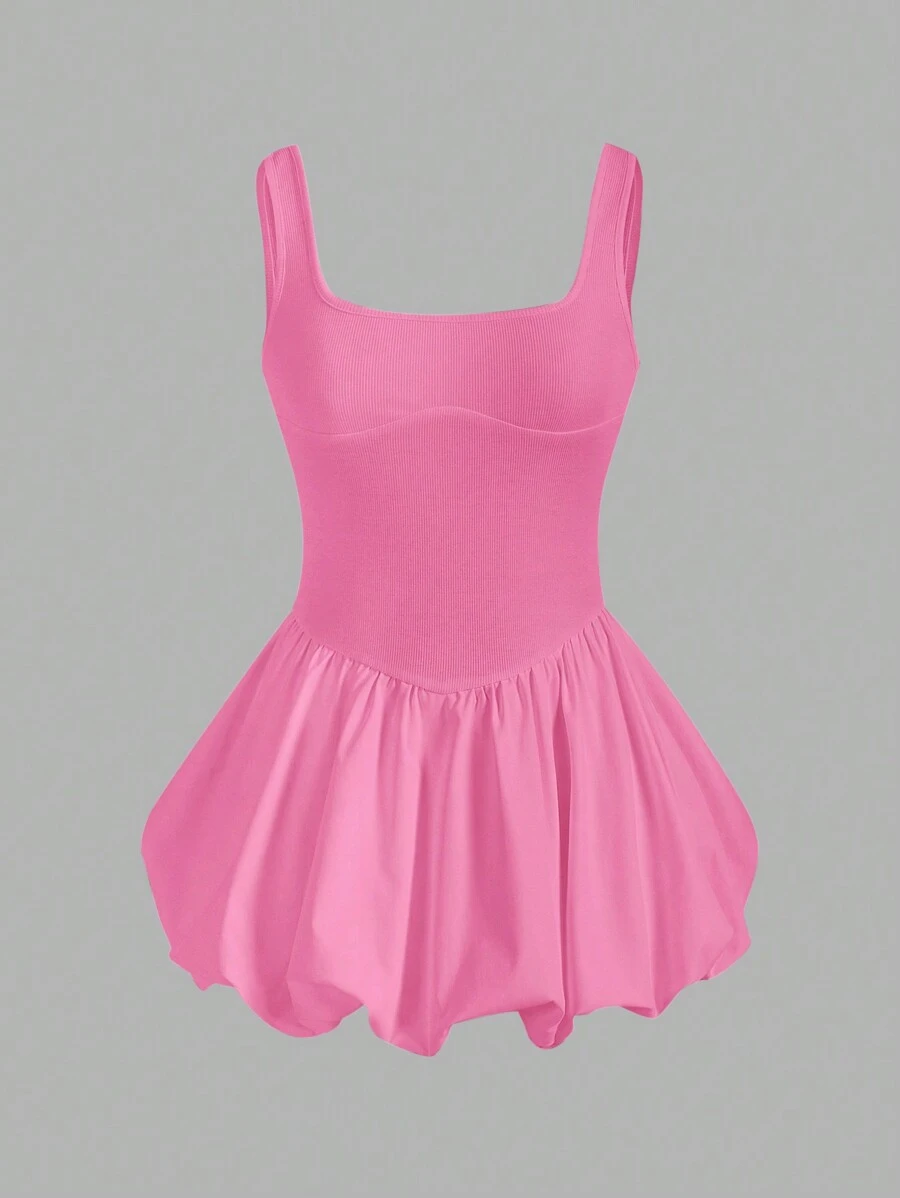 SHEIN ICON Summer Fashionable Bodycon Ruffle Hem Mini Dress,Pastel ...