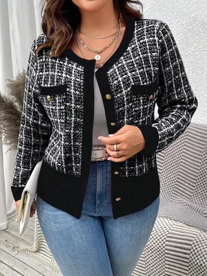 Shop Plus Size & Curve Cardigans | Women's Sweaters Online | SHEIN USA