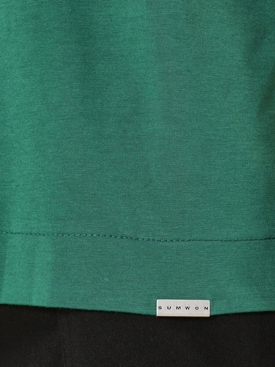 SUMWON Oversized Lucky Charm Streetwear T-Shirt With Graffiti Style ...