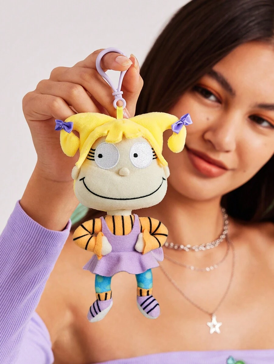 Nick 90s X SHEIN 1pc Cartoon Figure Plush Keychain for Sale Australia ...