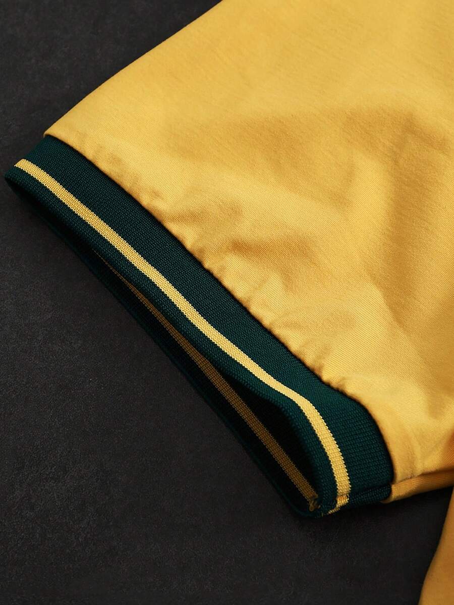 Manfinity Sporsity Men's Sports Inspired Numeral Print Short Sleeve ...